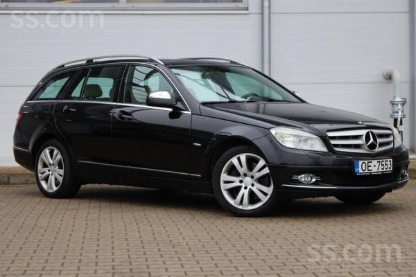 Black Mercedes-Benz c-320 2008 in Riga, with an engine capacity of 3.00 L and mileage of 0 thousand km for 5495 €, photo 3 on AUTOMOTO.COM.LV