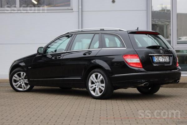 Black Mercedes-Benz c-320 2008 in Riga, with an engine capacity of 3.00 L and mileage of 0 thousand km for 5495 €, photo 5 on AUTOMOTO.COM.LV