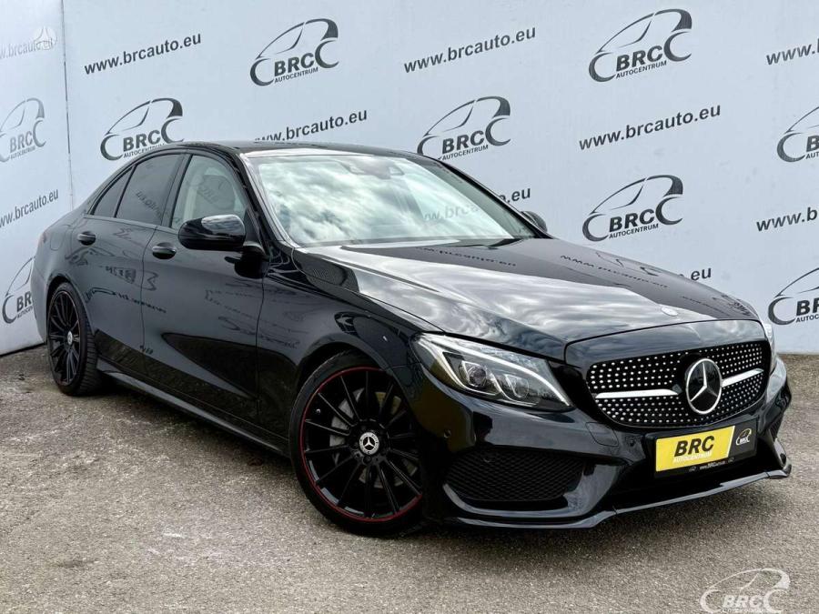 Black Mercedes-Benz C 350 2015 in Klaipeda, with an engine capacity of 1.99 L and mileage of 261 thousand km for 13400 €, photo 5 on AUTOMOTO.COM.LV