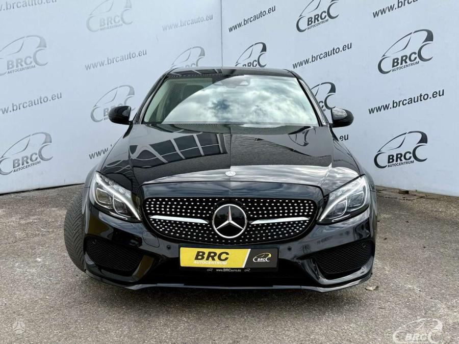 Black Mercedes-Benz C 350 2015 in Klaipeda, with an engine capacity of 1.99 L and mileage of 261 thousand km for 13400 €, photo 6 on AUTOMOTO.COM.LV
