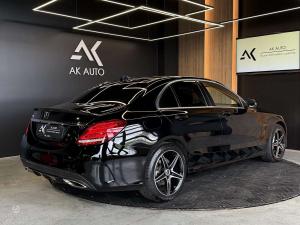 Black Mercedes-Benz C 350 2018 in Kaunas, with an engine capacity of 1.99 L and mileage of 156 thousand km for 17490 €, photo 12 on AUTOMOTO.COM.LV