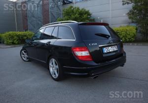 Черный Мерседес Ц 350 2010 в Рига, объемом двигателя 3.00 л и пробегом 0 тыс. км за 5490 €, фото 6 на AUTOMOTO.COM.LV