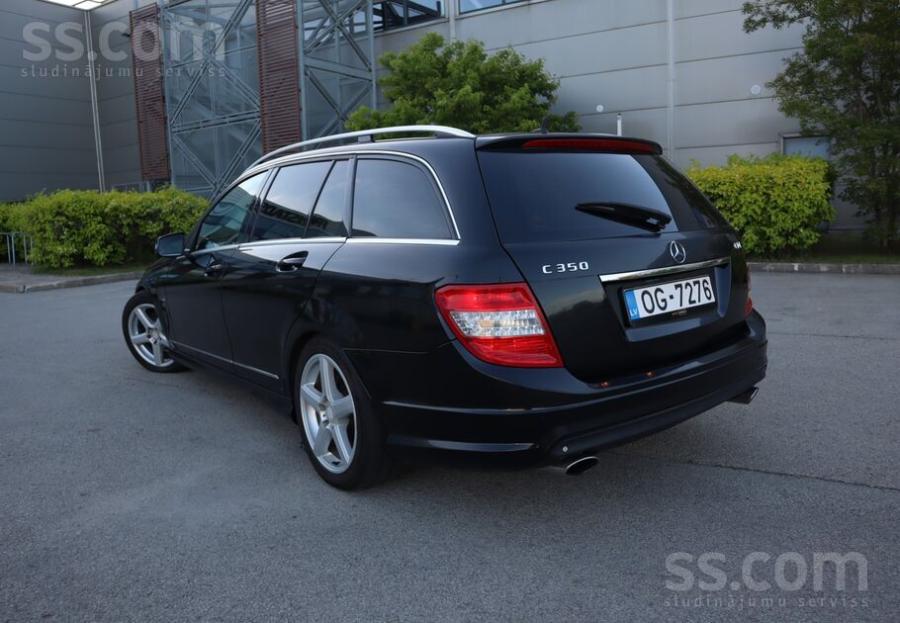 Черный Мерседес Ц 350 2010 в Рига, объемом двигателя 3.00 л и пробегом 0 тыс. км за 5490 €, фото 6 на AUTOMOTO.COM.LV