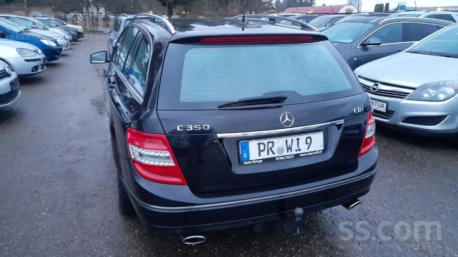 Black Mercedes-Benz C 350 2011 in Riga, with an engine capacity of 3.00 L and mileage of 249 thousand km for 8500 €, photo 35 on AUTOMOTO.COM.LV