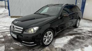 Black Mercedes-Benz C 350 2012 in Marijampole, with an engine capacity of 2.99 L and mileage of 259 thousand km for 8500 €, photo  on AUTOMOTO.COM.LV