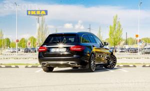 Black Mercedes-Benz C 350 2015 in Riga, with an engine capacity of 2.00 L and mileage of 240 thousand km for 10990 €, photo 6 on AUTOMOTO.COM.LV