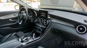 Black Mercedes-Benz C 350 2015 in Riga, with an engine capacity of 2.00 L and mileage of 240 thousand km for 10990 €, photo 11 on AUTOMOTO.COM.LV