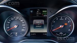 Black Mercedes-Benz C 350 2015 in Riga, with an engine capacity of 2.00 L and mileage of 240 thousand km for 10990 €, photo 23 on AUTOMOTO.COM.LV