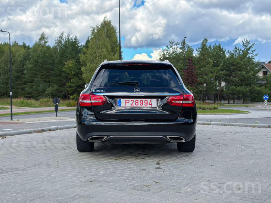 Melns Mercedes-Benz C 350 2015 Viļņa, ar dzinēja tilpumu 2.00 L un nobraukumu 295 tūkst. km par 10499 €, foto 7 vietnē AUTOMOTO.COM.LV