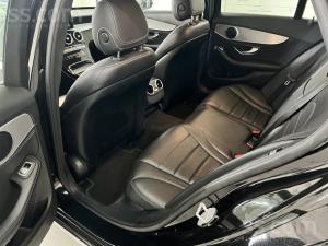 Black Mercedes-Benz C 350 2015 in Limbazi, with an engine capacity of 2.00 L and mileage of 223 thousand km for 11945 €, photo 10 on AUTOMOTO.COM.LV