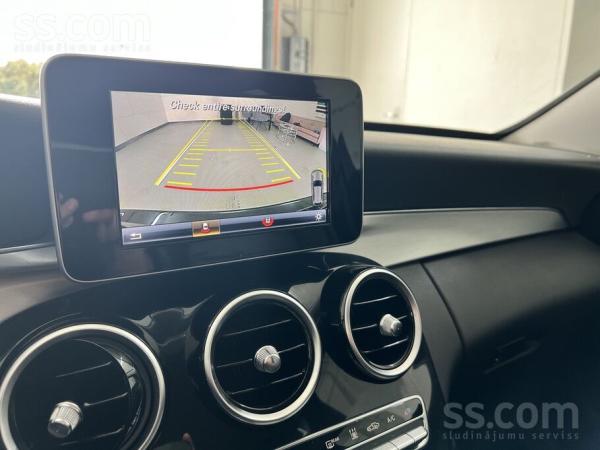 Black Mercedes-Benz C 350 2015 in Limbazi, with an engine capacity of 2.00 L and mileage of 223 thousand km for 11945 €, photo 11 on AUTOMOTO.COM.LV