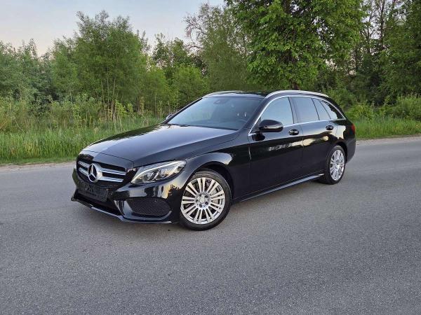 Black Mercedes-Benz C 350 2016 in Kaunas, with an engine capacity of 1.99 L and mileage of 255 thousand km for 9750 €, photo 1 on AUTOMOTO.COM.LV