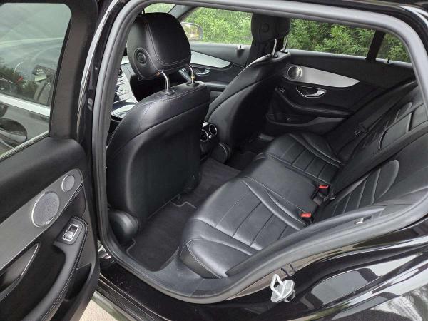 Black Mercedes-Benz C 350 2016 in Kaunas, with an engine capacity of 1.99 L and mileage of 255 thousand km for 9750 €, photo 10 on AUTOMOTO.COM.LV