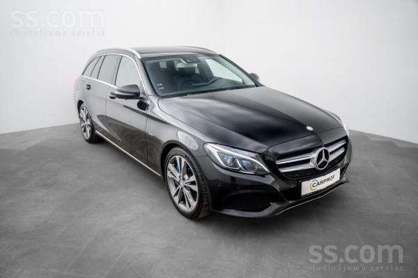 Black Mercedes-Benz C 350 2017 in Tallinn, with an engine capacity of 2.00 L and mileage of 142 thousand km for 12999 €, photo 3 on AUTOMOTO.COM.LV