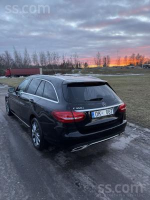 Black Mercedes-Benz C 350 2017 in Riga, with an engine capacity of 2.00 L and mileage of 227 thousand km for 12400 €, photo 1 on AUTOMOTO.COM.LV