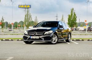 Melns Mercedes-Benz C 350 2018 Rīga, ar dzinēja tilpumu 2.00 L un nobraukumu 202 tūkst. km par 11490 €, foto  vietnē AUTOMOTO.COM.LV