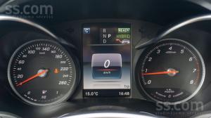 Black Mercedes-Benz C 350 2018 in Riga, with an engine capacity of 2.00 L and mileage of 202 thousand km for 11490 €, photo 24 on AUTOMOTO.COM.LV