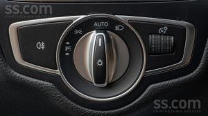 Black Mercedes-Benz C 350 2018 in Riga, with an engine capacity of 2.00 L and mileage of 202 thousand km for 11490 €, photo 25 on AUTOMOTO.COM.LV