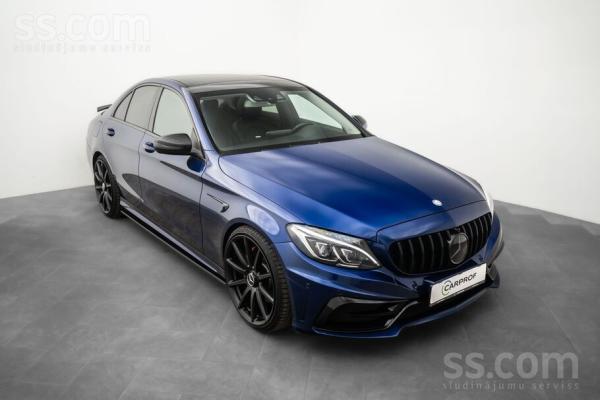 Blue Mercedes-Benz C 350 2015 in Tallinn, with an engine capacity of 2.00 L and mileage of 195 thousand km for 16999 €, photo 6 on AUTOMOTO.COM.LV
