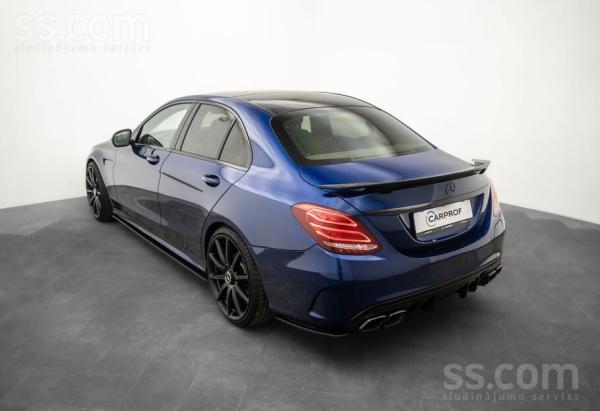 Blue Mercedes-Benz C 350 2015 in Tallinn, with an engine capacity of 2.00 L and mileage of 195 thousand km for 16999 €, photo 9 on AUTOMOTO.COM.LV