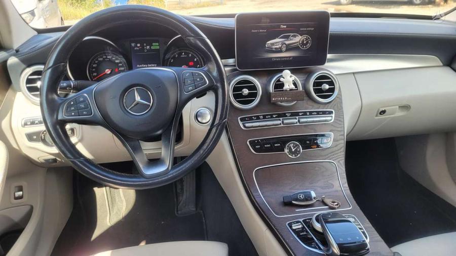 Grey Mercedes-Benz C 350 2015 in Telschi, with an engine capacity of 1.99 L and mileage of 230 thousand km for 14499 €, photo 14 on AUTOMOTO.COM.LV