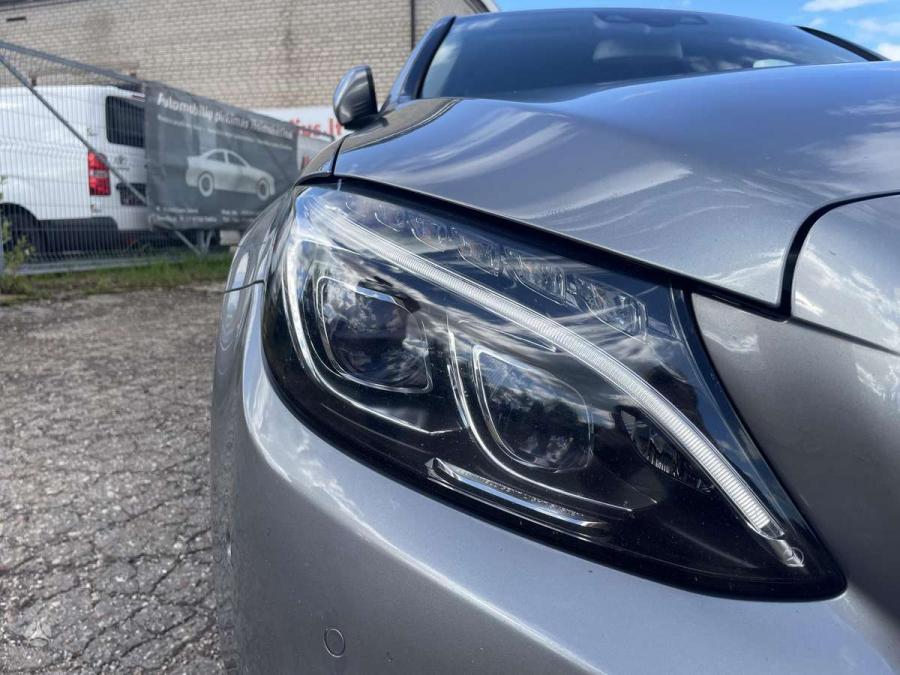 Grey Mercedes-Benz C 350 2015 in Telschi, with an engine capacity of 1.99 L and mileage of 230 thousand km for 14499 €, photo 40 on AUTOMOTO.COM.LV