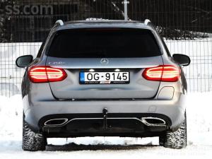 Grey Mercedes-Benz C 350 2015 in Riga, with an engine capacity of 2.00 L and mileage of 304 thousand km for 14790 €, photo 6 on AUTOMOTO.COM.LV