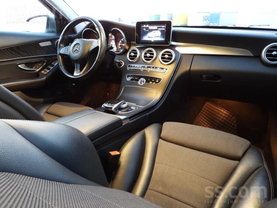 Grey Mercedes-Benz C 350 2015 in Riga, with an engine capacity of 2.00 L and mileage of 304 thousand km for 14790 €, photo 14 on AUTOMOTO.COM.LV