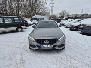 Grey Mercedes-Benz C 350 2015 in Riga, with an engine capacity of 2.00 L and mileage of 246 thousand km for 14990 €, photo 3 on AUTOMOTO.COM.LV