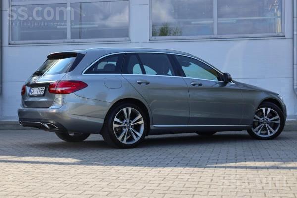 Grey Mercedes-Benz C 350 2015 in Riga, with an engine capacity of 2.00 L and mileage of 0 thousand km for 12995 €, photo 9 on AUTOMOTO.COM.LV