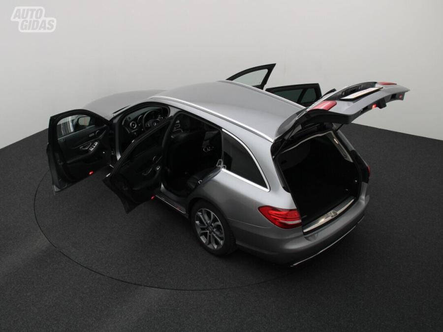 Grey Mercedes-Benz C 350 2016 in Vilnius, with an engine capacity of 2.00 L and mileage of 206 thousand km for 15199 €, photo 13 on AUTOMOTO.COM.LV