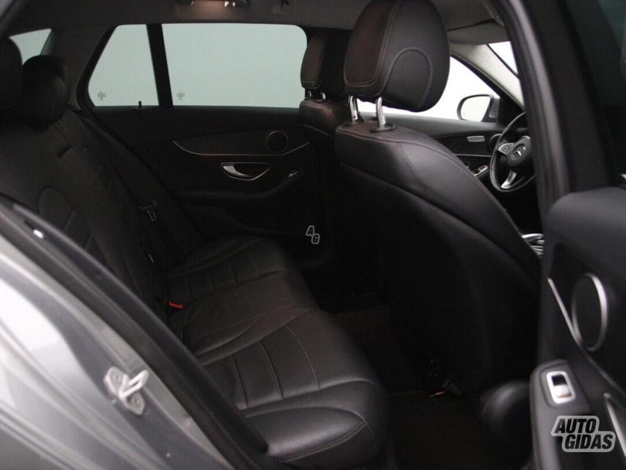 Grey Mercedes-Benz C 350 2016 in Vilnius, with an engine capacity of 2.00 L and mileage of 206 thousand km for 15199 €, photo 15 on AUTOMOTO.COM.LV