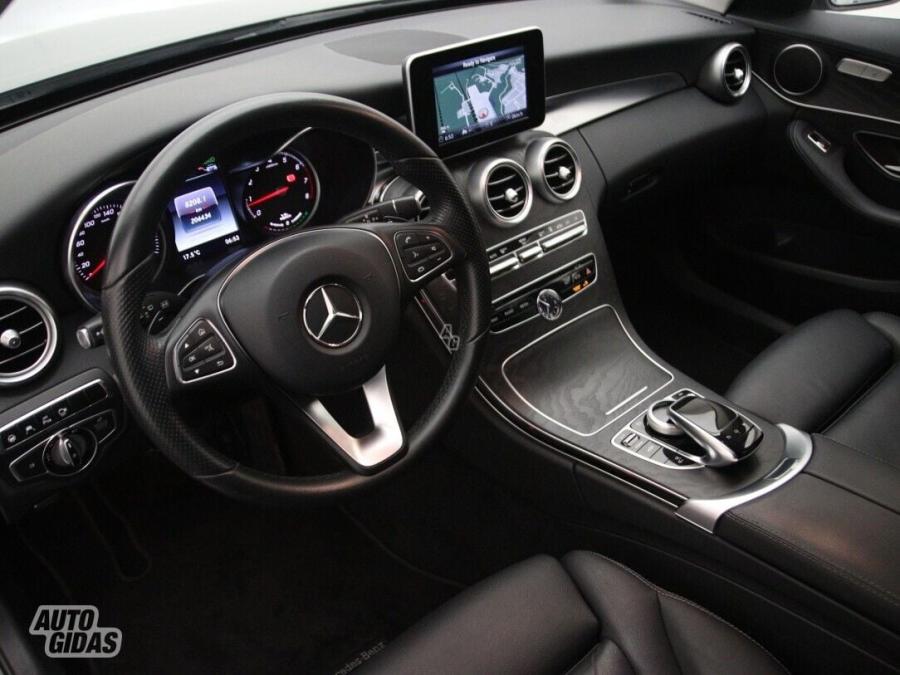 Grey Mercedes-Benz C 350 2016 in Vilnius, with an engine capacity of 2.00 L and mileage of 206 thousand km for 15199 €, photo 16 on AUTOMOTO.COM.LV