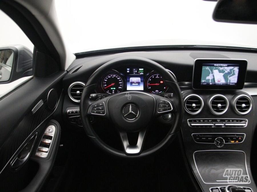 Grey Mercedes-Benz C 350 2016 in Vilnius, with an engine capacity of 2.00 L and mileage of 206 thousand km for 15199 €, photo 17 on AUTOMOTO.COM.LV