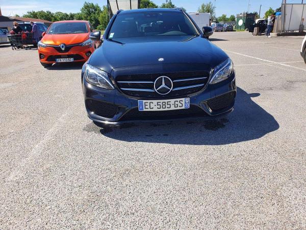 Black Mercedes-Benz c-400 2016 in Vilnius, with an engine capacity of 3.00 L and mileage of 450 thousand km for 11000 €, photo 1 on AUTOMOTO.COM.LV