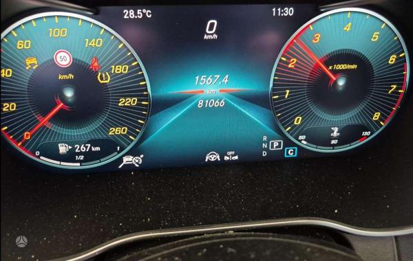 Grey Mercedes-Benz c-400 2019 in Klaipeda, with an engine capacity of 3.00 L and mileage of 81 thousand km for 13000 €, photo 7 on AUTOMOTO.COM.LV