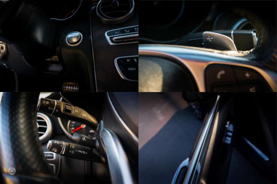 Pelēks Mercedes-Benz c-400 2016 Viļņa, ar dzinēja tilpumu 3.00 L un nobraukumu 170 tūkst. km par 19700 €, foto 20 vietnē AUTOMOTO.COM.LV
