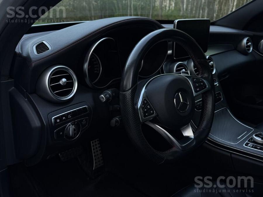Mercedes-Benz C 450 AMG 2017 Rīga, ar dzinēja tilpumu 3.00 L un nobraukumu 163 tūkst. km par 23300 €, foto 10 vietnē AUTOMOTO.COM.LV