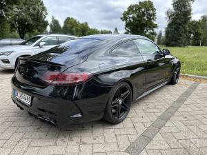 Black Mercedes-Benz C 63 AMG 2020 in Riga, with an engine capacity of 4.00 L and mileage of 77 thousand km for 58600 €, photo 8 on AUTOMOTO.COM.LV