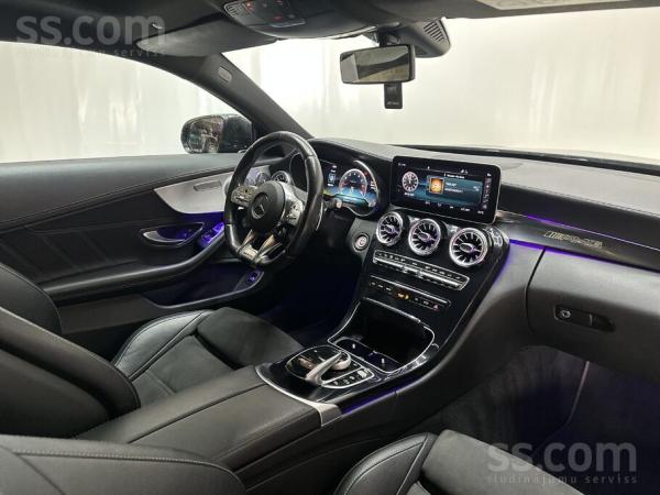 Черный Мерседес Ц 63 АМГ 2020 в Рига, объемом двигателя 4.00 л и пробегом 77 тыс. км за 58600 €, фото 10 на AUTOMOTO.COM.LV