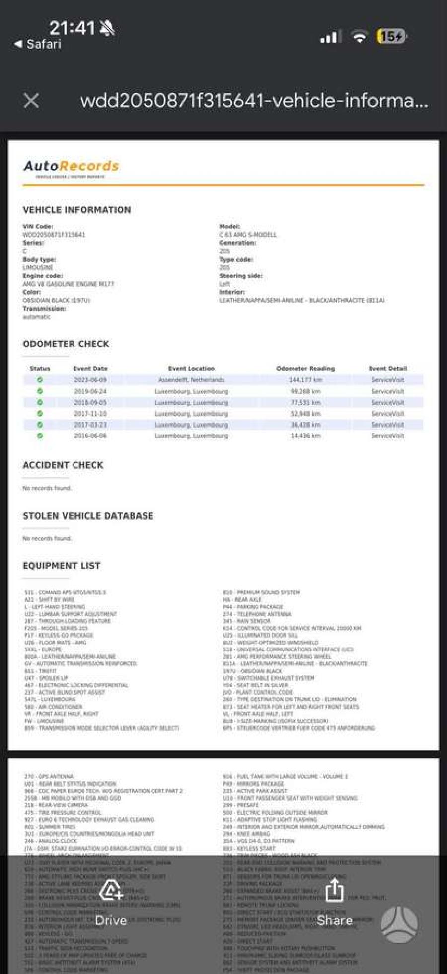 Melns Mercedes-Benz C 63 AMG 2017 Viļņa, ar dzinēja tilpumu 3.98 L un nobraukumu 160 tūkst. km par 42000 €, foto 35 vietnē AUTOMOTO.COM.LV