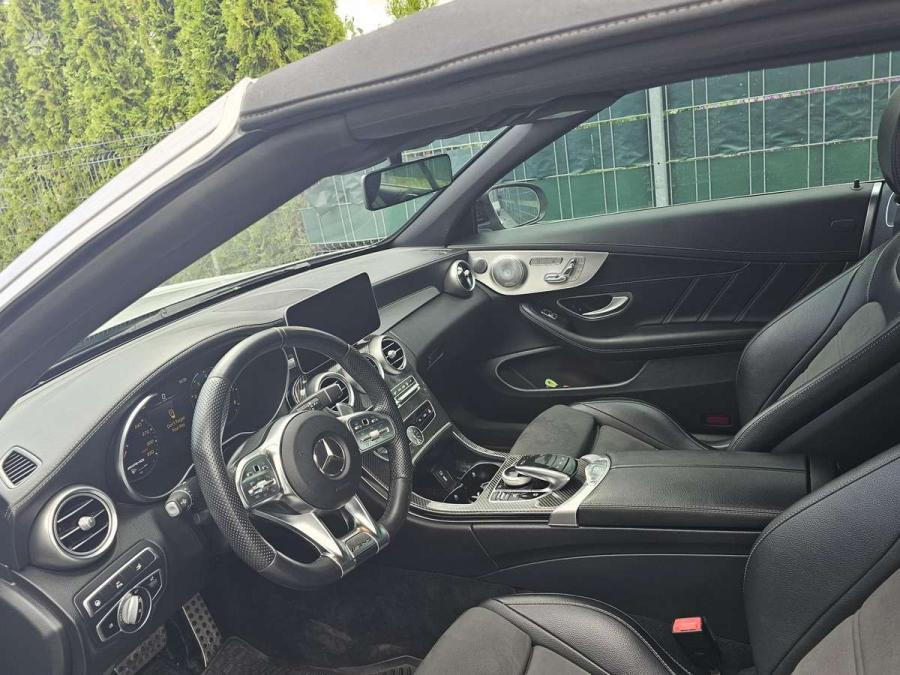 Grey Mercedes-Benz C 63 AMG 2020 in Panevezys, with an engine capacity of 3.98 L and mileage of 71 thousand km for 37000 €, photo 3 on AUTOMOTO.COM.LV