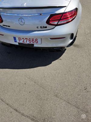 Grey Mercedes-Benz C 63 AMG 2020 in Panevezys, with an engine capacity of 3.98 L and mileage of 71 thousand km for 37000 €, photo 15 on AUTOMOTO.COM.LV