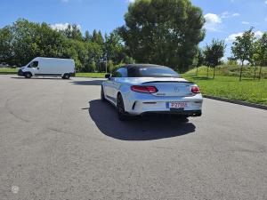 Grey Mercedes-Benz C 63 AMG 2020 in Panevezys, with an engine capacity of 3.98 L and mileage of 71 thousand km for 37000 €, photo 16 on AUTOMOTO.COM.LV