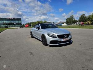 Grey Mercedes-Benz C 63 AMG 2020 in Panevezys, with an engine capacity of 3.98 L and mileage of 71 thousand km for 37000 €, photo 21 on AUTOMOTO.COM.LV