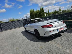 Grey Mercedes-Benz C 63 AMG 2020 in Panevezys, with an engine capacity of 3.98 L and mileage of 71 thousand km for 37000 €, photo 23 on AUTOMOTO.COM.LV