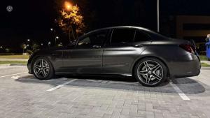 Grey Mercedes-Benz C 63 AMG 2017 in Alytus, with an engine capacity of 3.98 L and mileage of 76 thousand km for 42999 €, photo 12 on AUTOMOTO.COM.LV