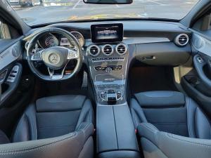Grey Mercedes-Benz C 63 AMG 2017 in Alytus, with an engine capacity of 3.98 L and mileage of 76 thousand km for 42999 €, photo 16 on AUTOMOTO.COM.LV