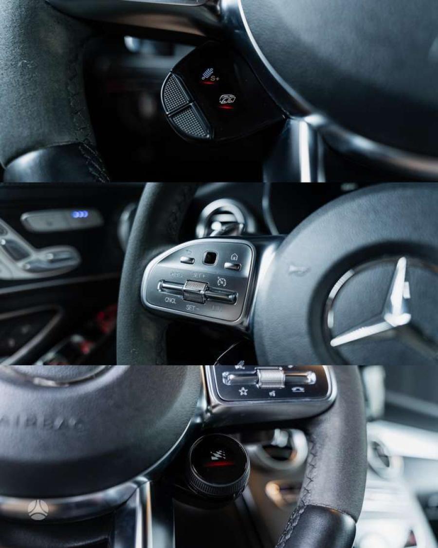 Pelēks Mercedes-Benz C 63 AMG 2019 Viļņa, ar dzinēja tilpumu 3.98 L un nobraukumu 77 tūkst. km par 47999 €, foto 21 vietnē AUTOMOTO.COM.LV