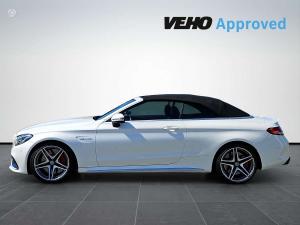 White Mercedes-Benz C 63 AMG 2017 in Klaipeda, with an engine capacity of 3.98 L and mileage of 76 thousand km for 46900 €, photo 3 on AUTOMOTO.COM.LV